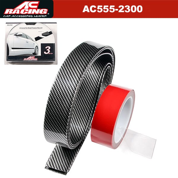 MOLDURA FLEXIBLE 3metros CARBON NEGRO UNIVERSAL - AC555-2300 - AC ...