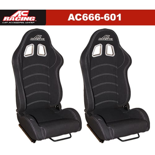 ASIENTO DEPORTIVO AC RACING 2pcs NEGRO - AC666-601 - AC Racing, lo que ...