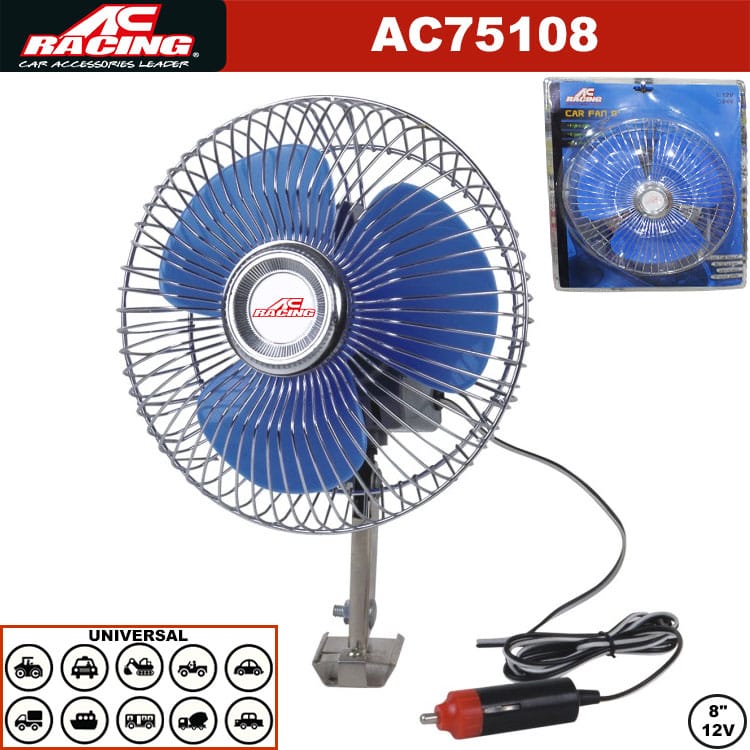 VENTILADOR AC RACING 8" PLASTICO 12V UNIVERSAL - AC75108 - AC Racing ...