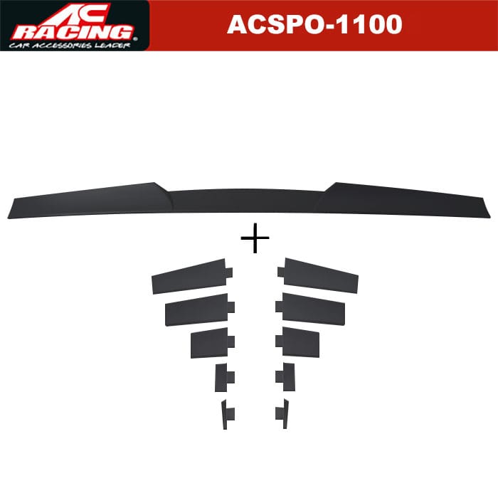 SPOILER AC RACING UNIVERSAL NEGRO - ACSPO-1100 - AC Racing, lo que ...